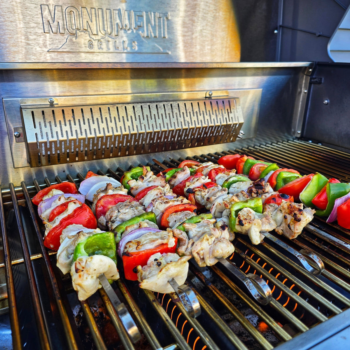 Easy Chicken Kebabs for Father's Day – Monument Grills