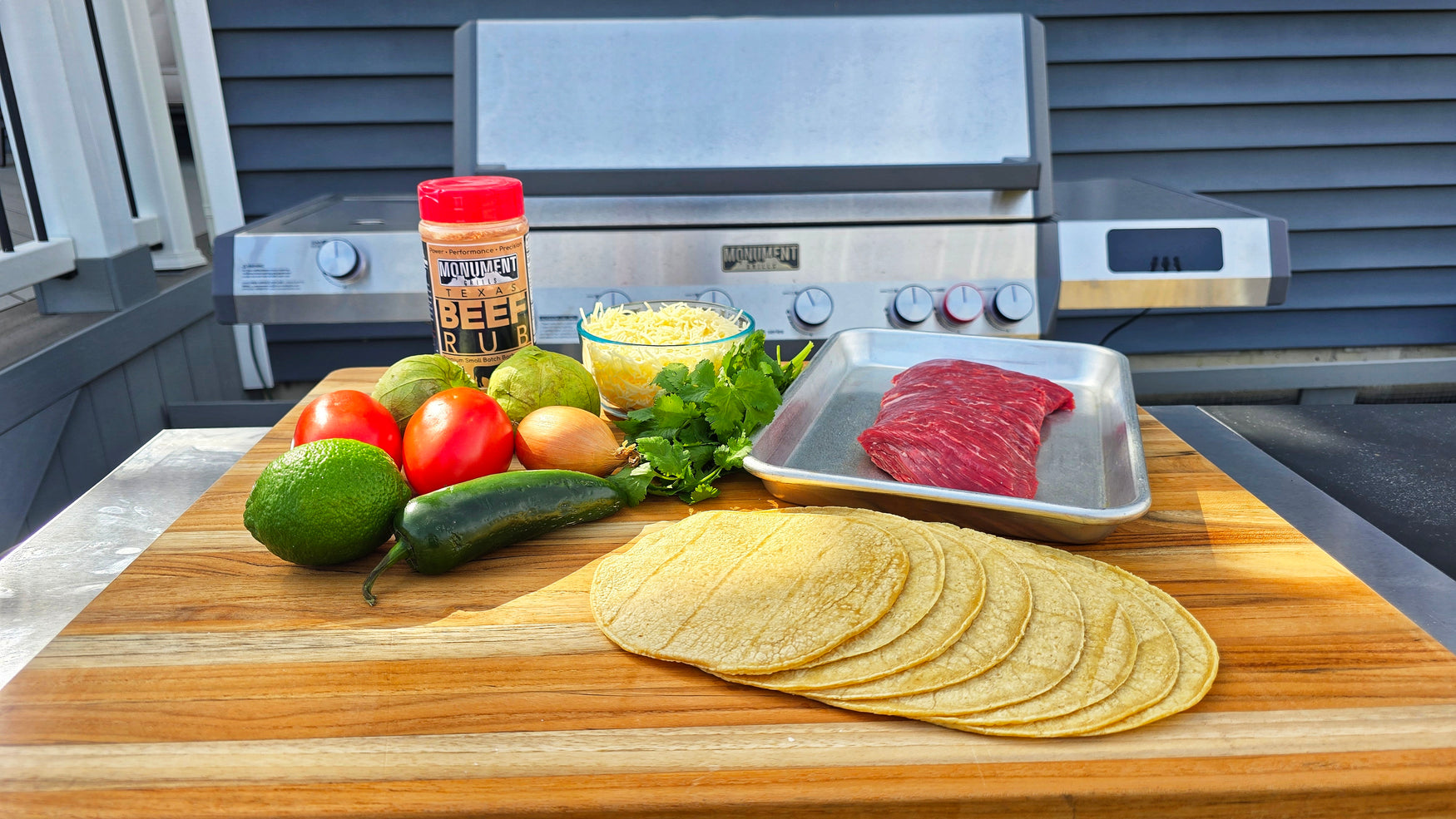 Steak Tacos With Grilled Salsa – Monument Grills