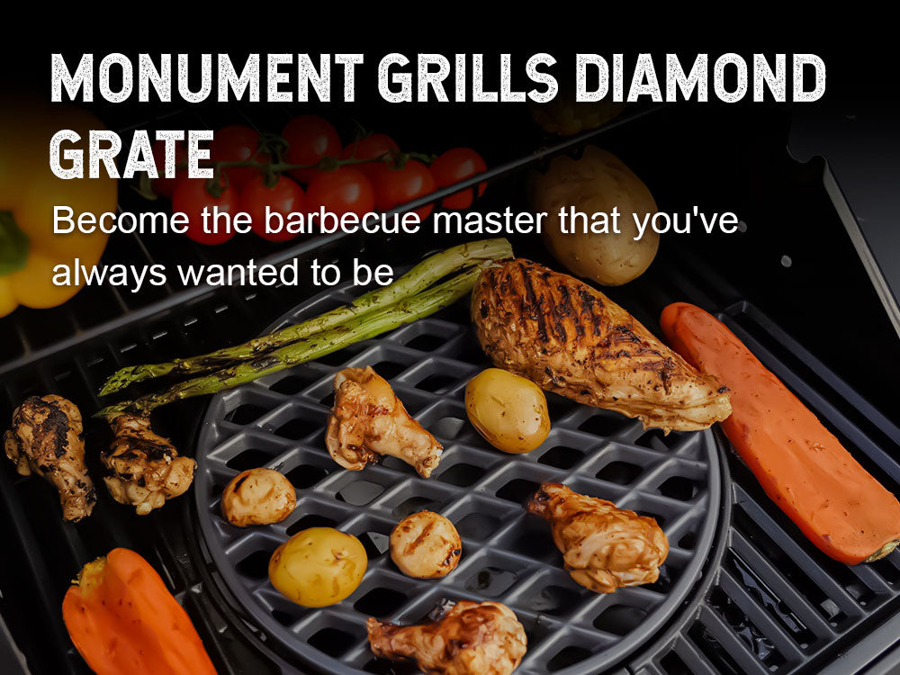 Round Diamond Grid for Gas Grills - Versatile Cooking – Monument Grills