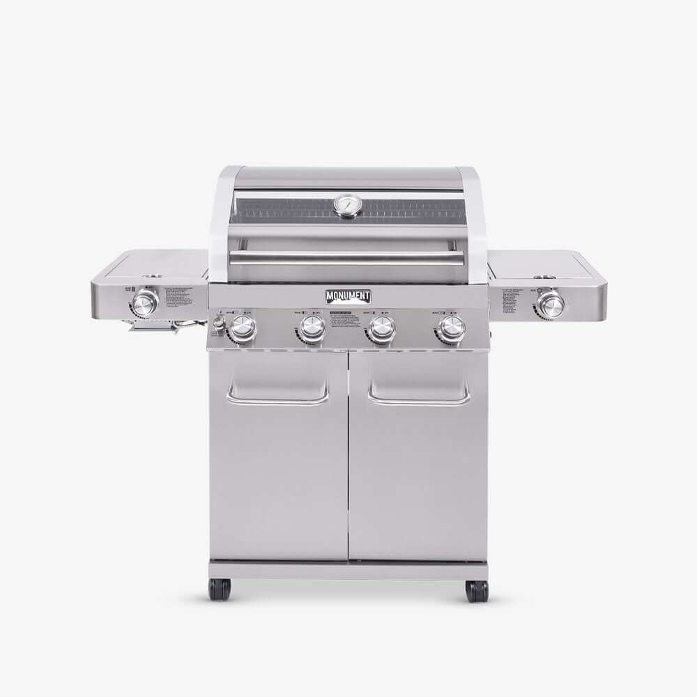 Gas Grill - 35633 Propane 4 Burners Grill Infrared | 4 Burners + Sear ...