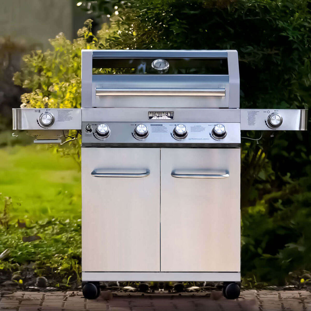 Monument 4-Burner Gas Grill for Home Cooking – Monument Grills