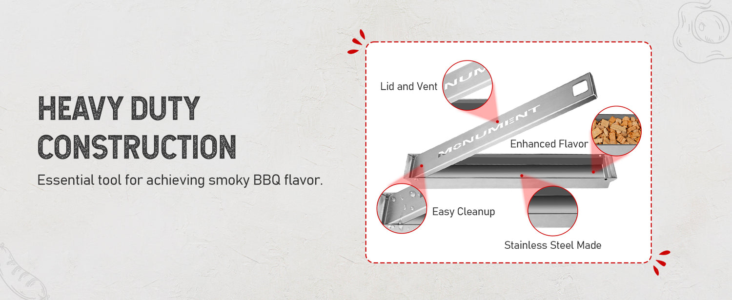 A007 Stainless Steel Smokerbox for Gas Grills – Monument Grills