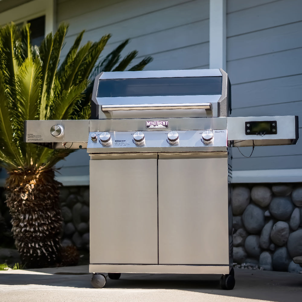 Best Smart Gas Grill | Denali 405 Stainless BBQ Grill – Monument Grills
