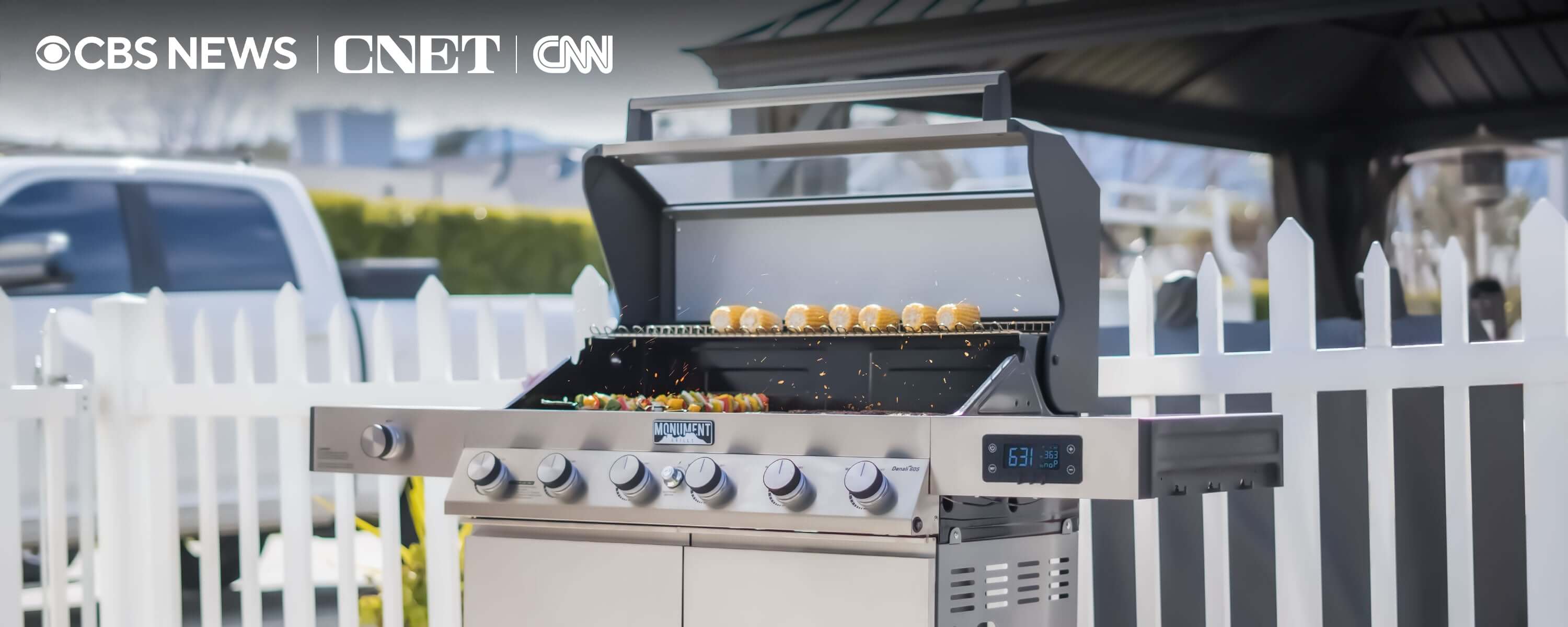 Gas Grills - Denali 605 Stainless Smart Tech Grill – Monument Grills