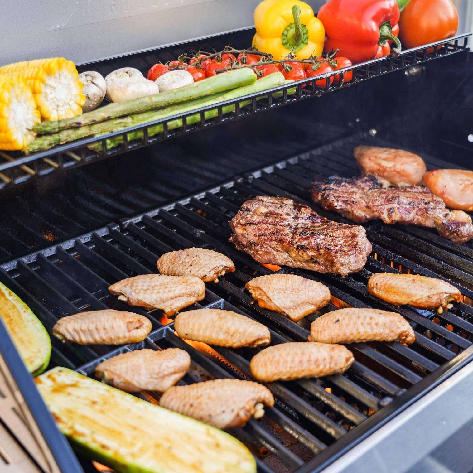 Mesa 415BZ | Stainless Gas Grill, Liquid Propane Gas – Monument Grills