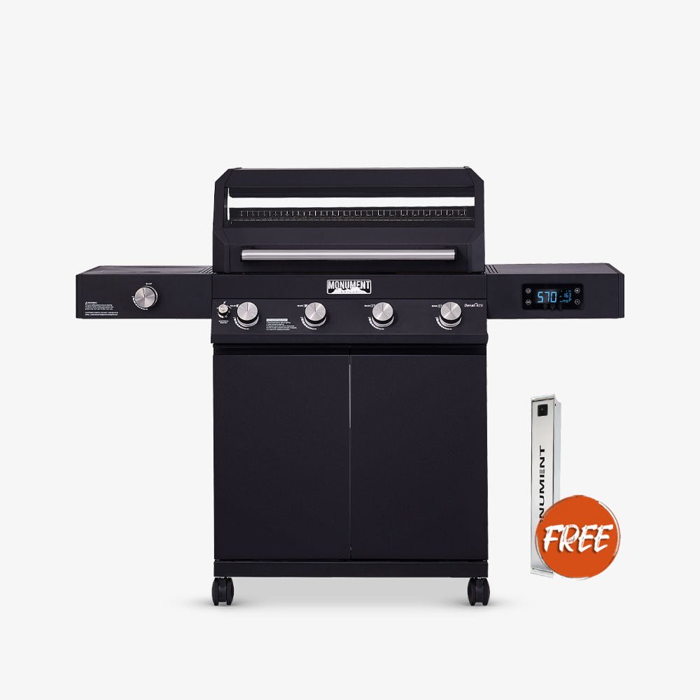 Denali 425 | Black Smart Stainless Gas Grill – Monument Grills