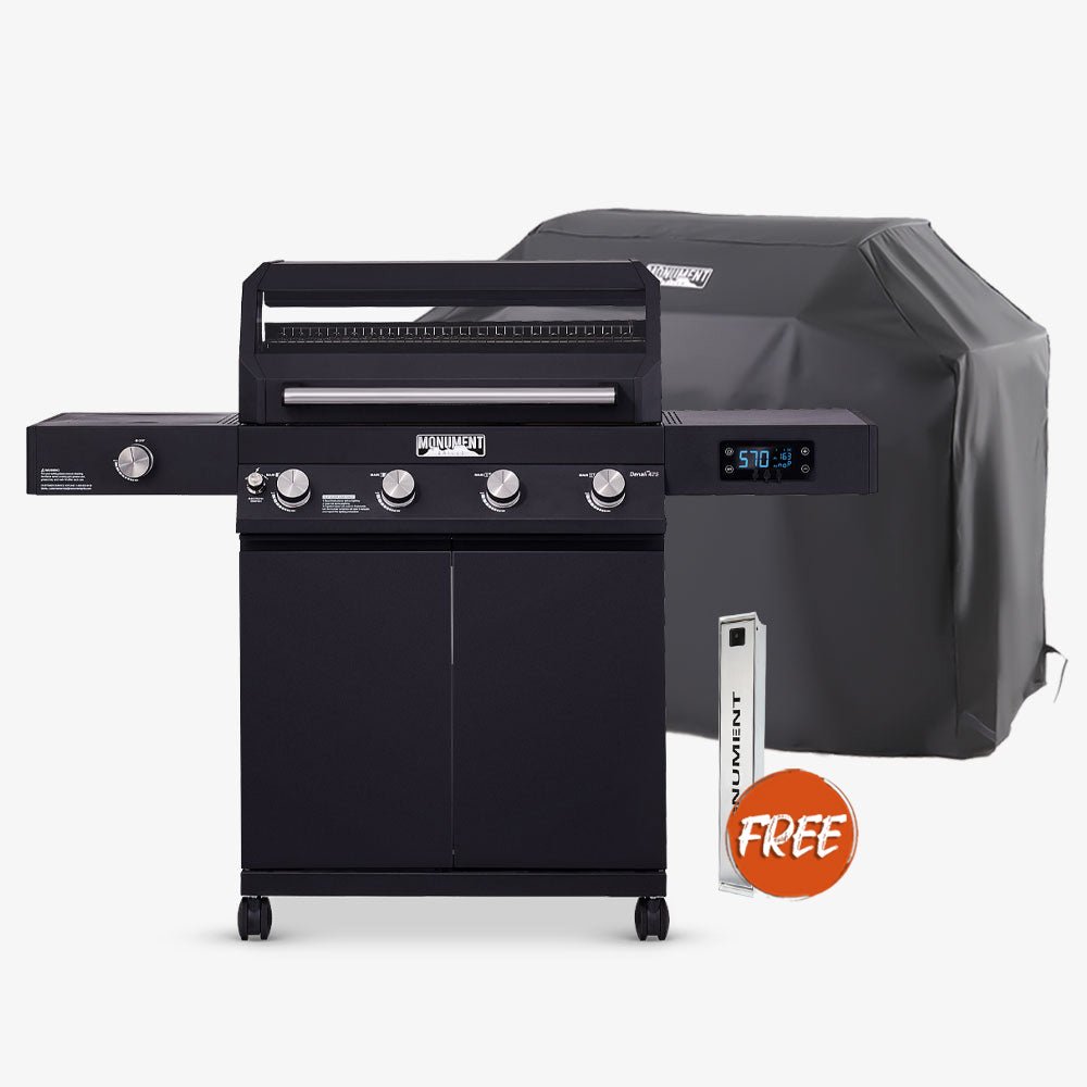 Denali 425 | Black Smart Stainless Gas Grill – Monument Grills